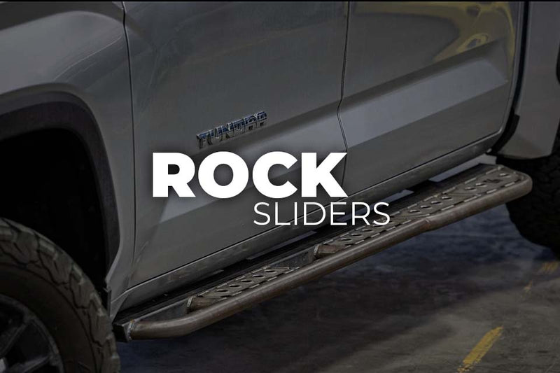 2022+ Toyota Tundra Rock Sliders \ Side Steps \ Running Boards