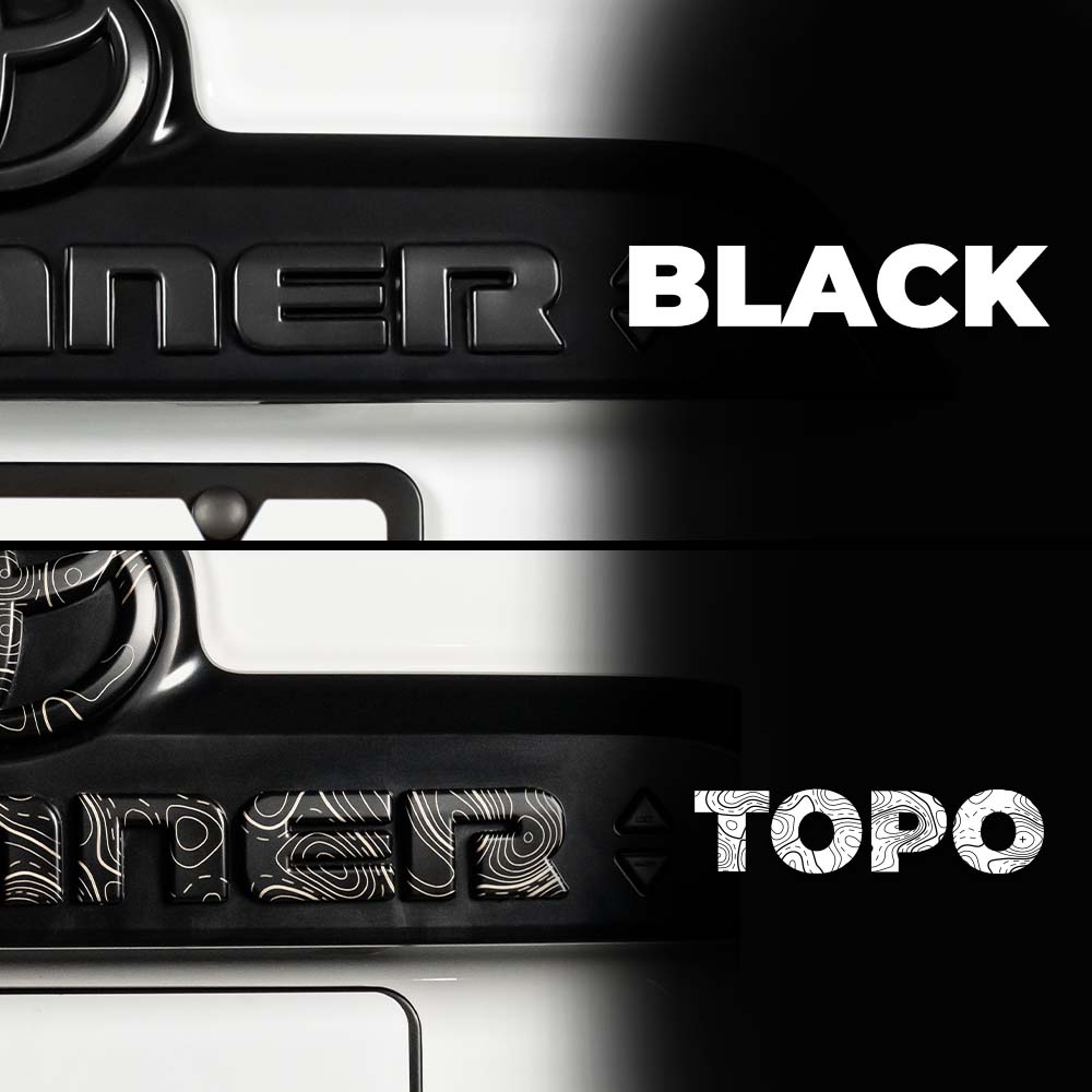 Yota X Toyota 4Runner Black Out Emblem Overlay Kit