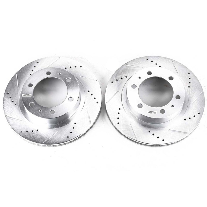 Evolution Drilled, Slotted & Zinc Plated Front Rotors Tacoma (2016-202