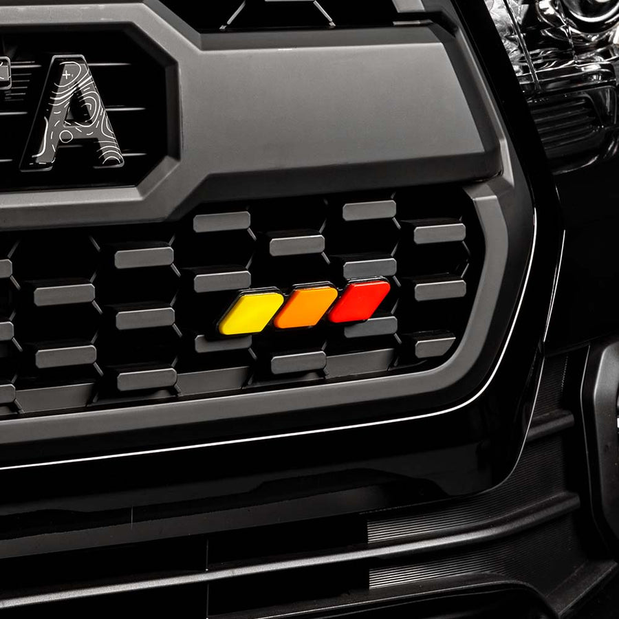 Tri Color Grille Badge