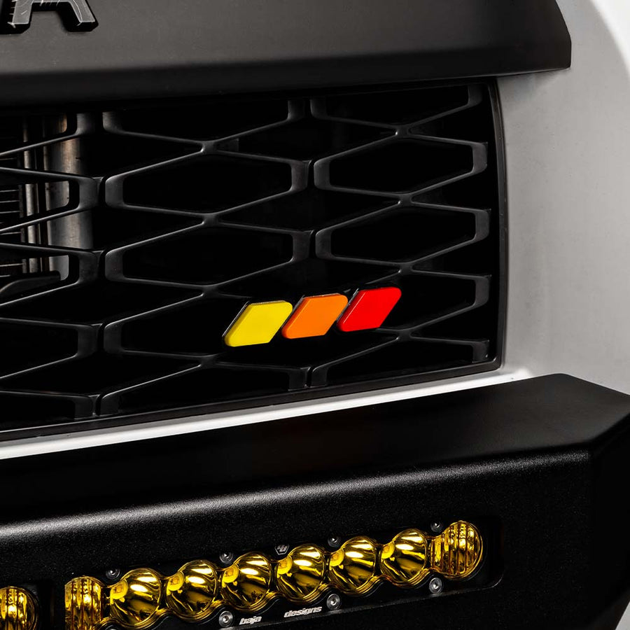 Tri Color Grille Badge
