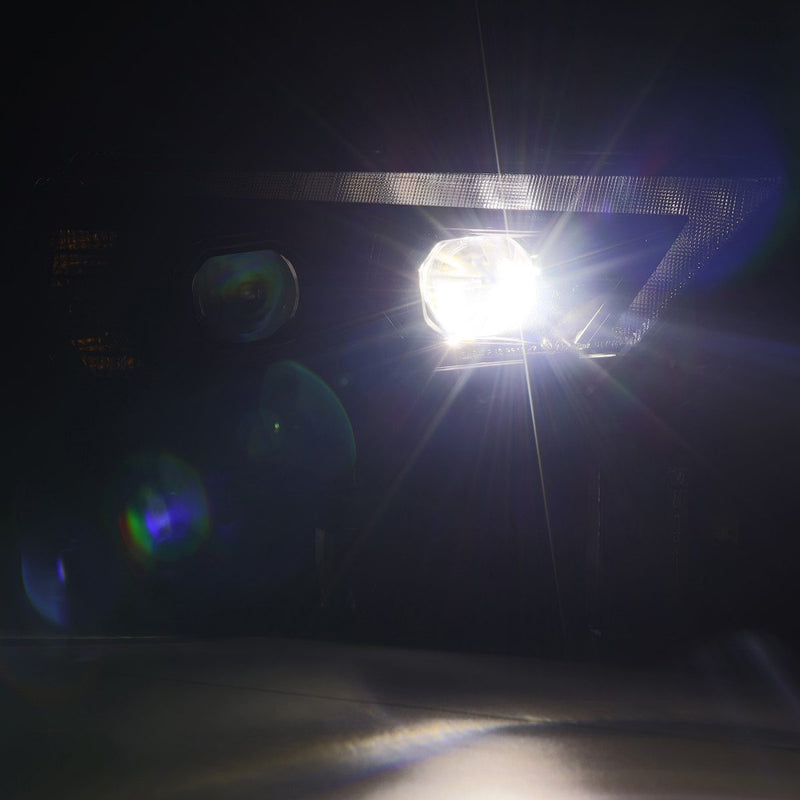 AlphaRex LUXX LED Projection Headlights Plank Style Black